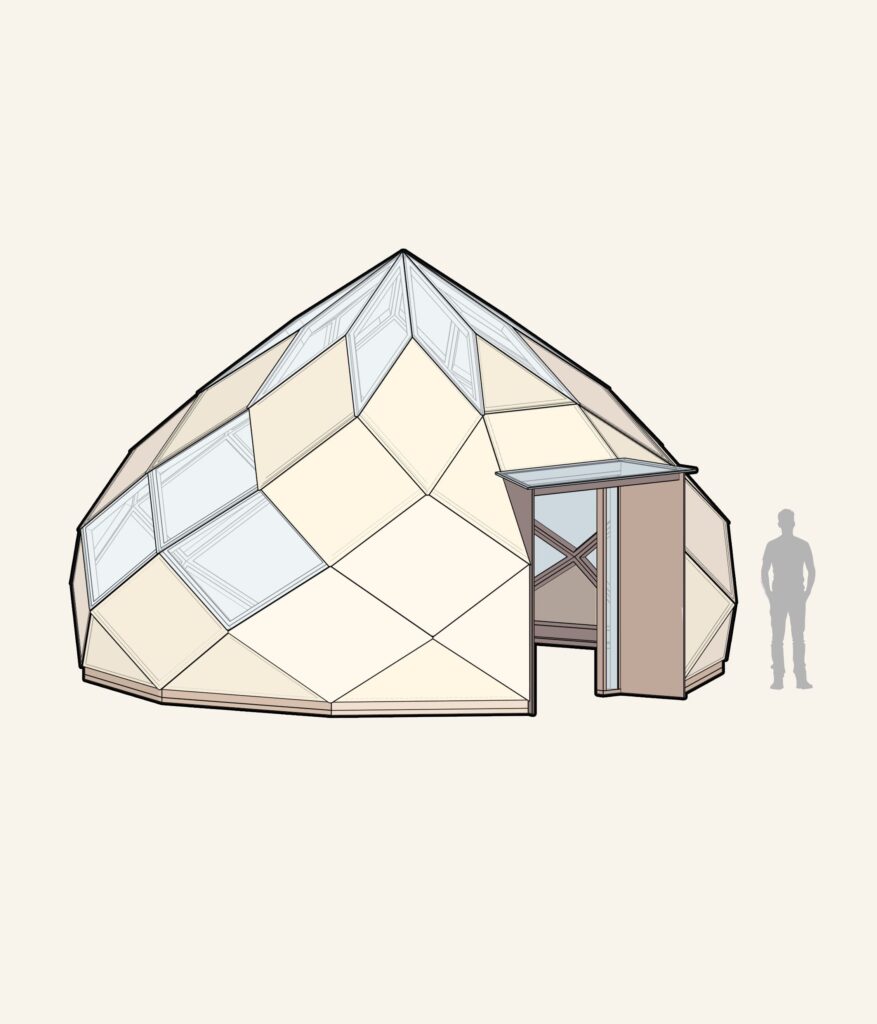 20ft / 6m Zome Design - trilliumdomes