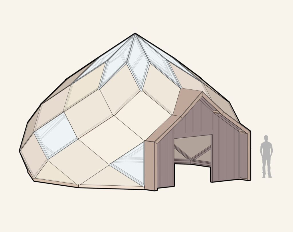 30ft / 9m Zome Design - trilliumdomes
