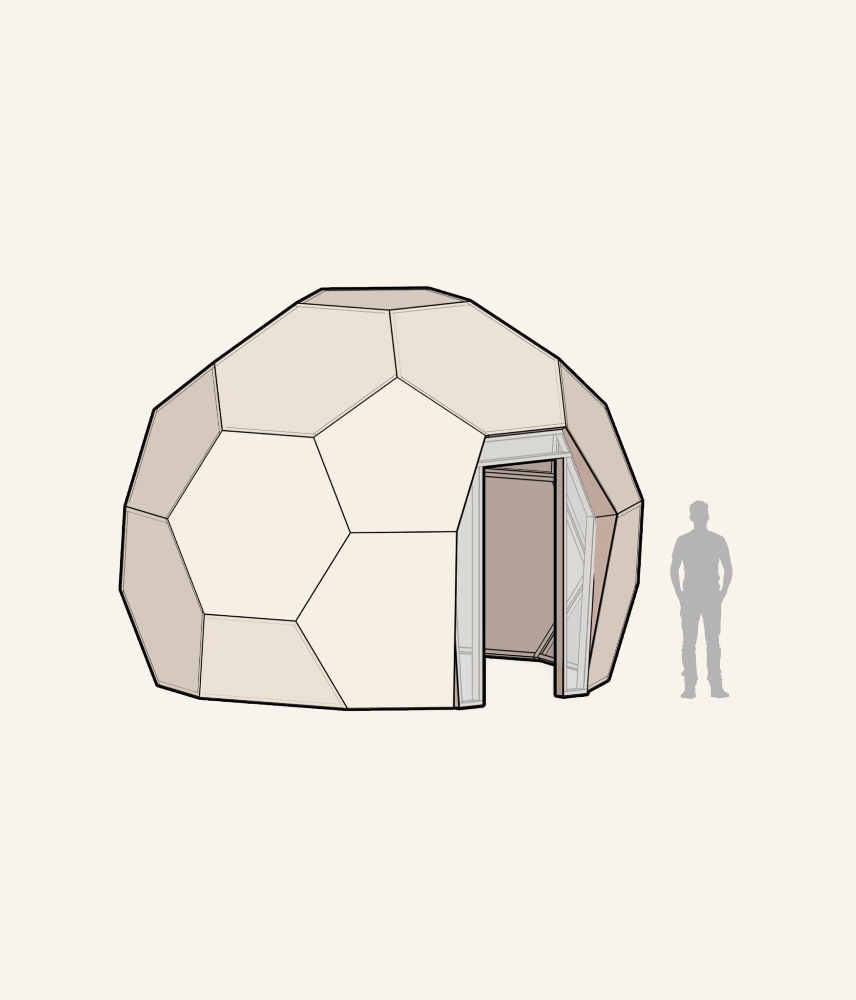 The Beginner Bucky Ball Scalable Dome Design - trilliumdomes