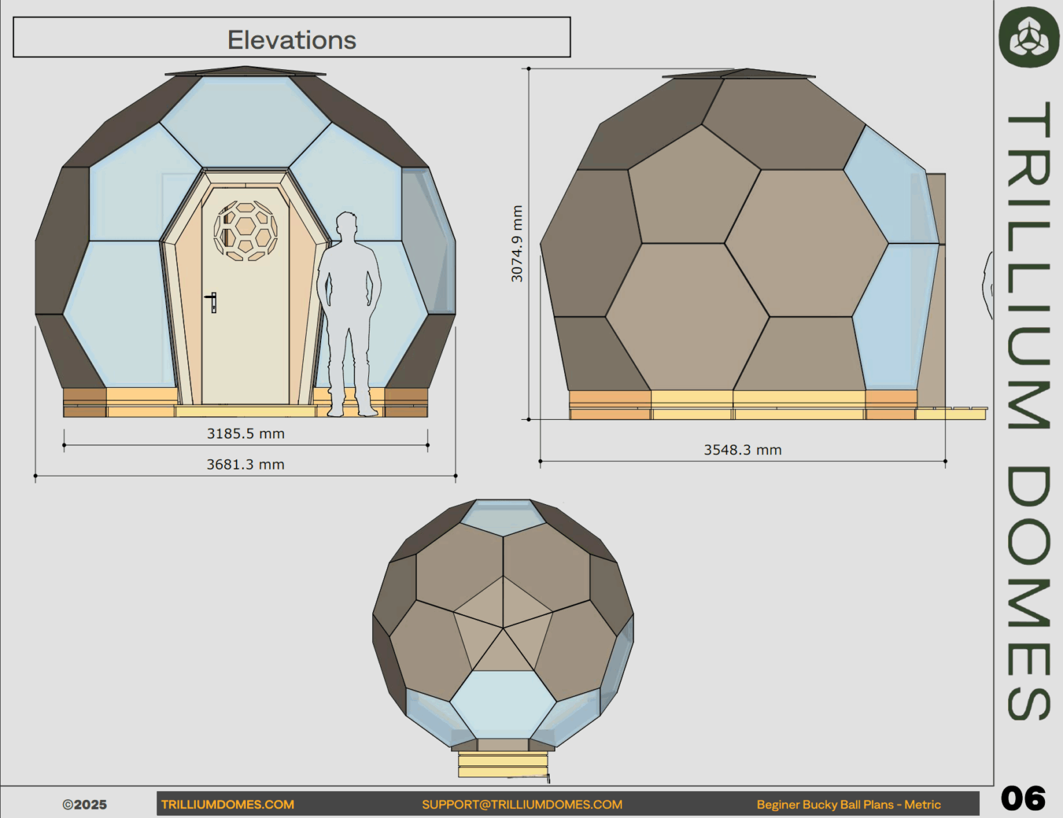 The Beginner Bucky Ball Scalable Dome Design - trilliumdomes
