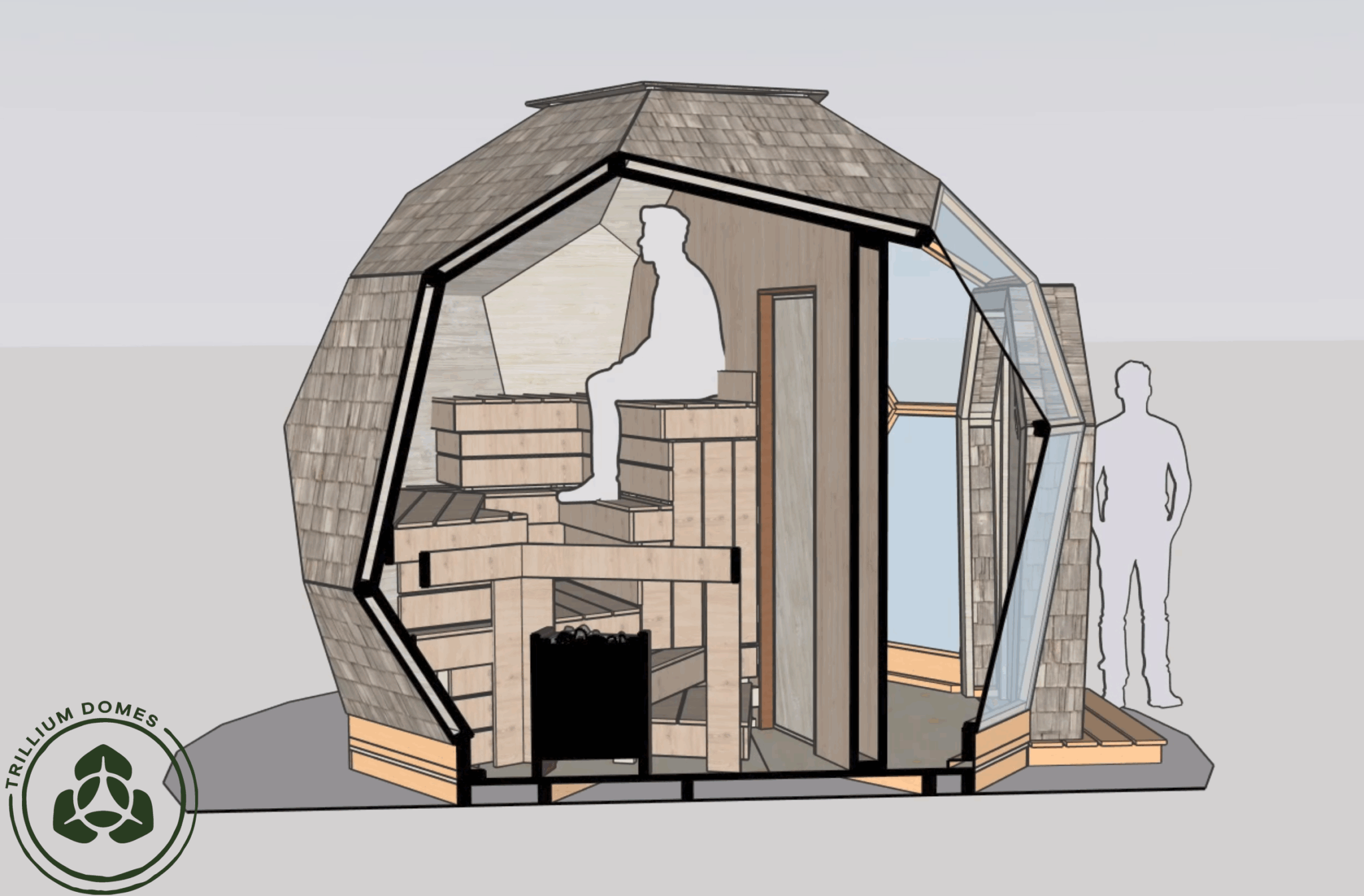 How We Built a Geodesic Sauna Dome (Using the Beginner Bucky BallDome ...